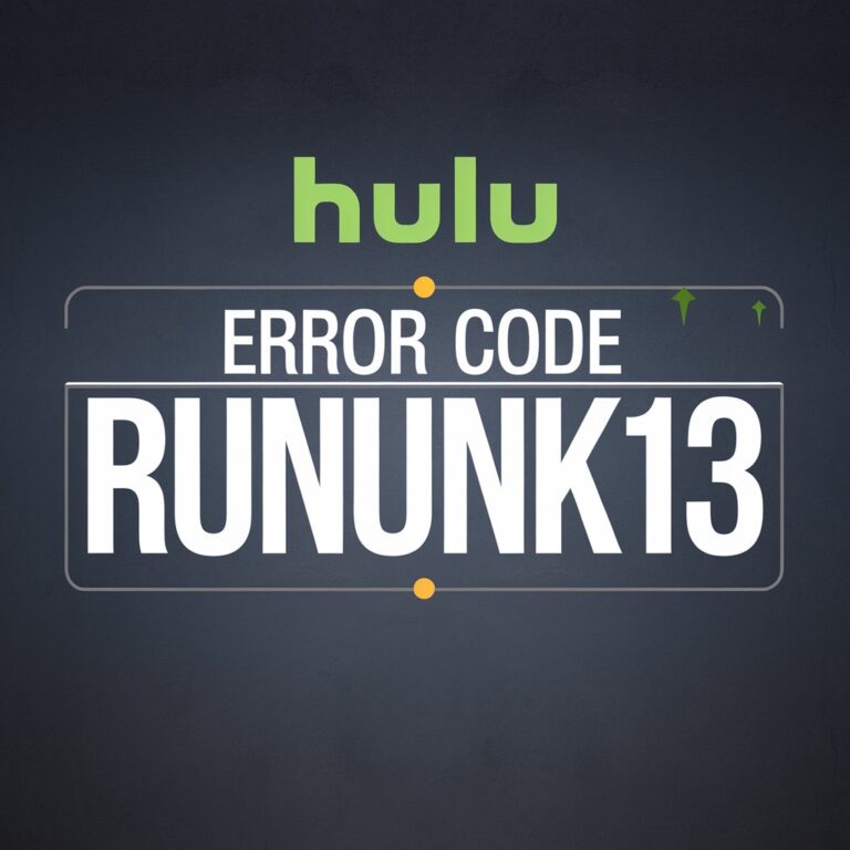Hulu Error Code Rununk13: A Complete Guide - Sbcodez | Swag Codez
